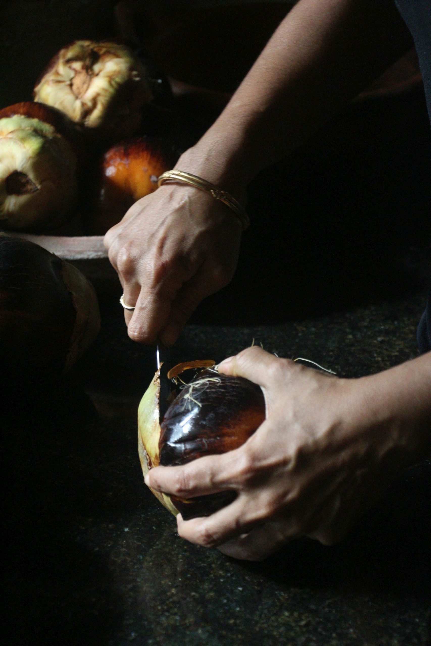 How to process a panampazham or toddy palm fruit – Pâticheri