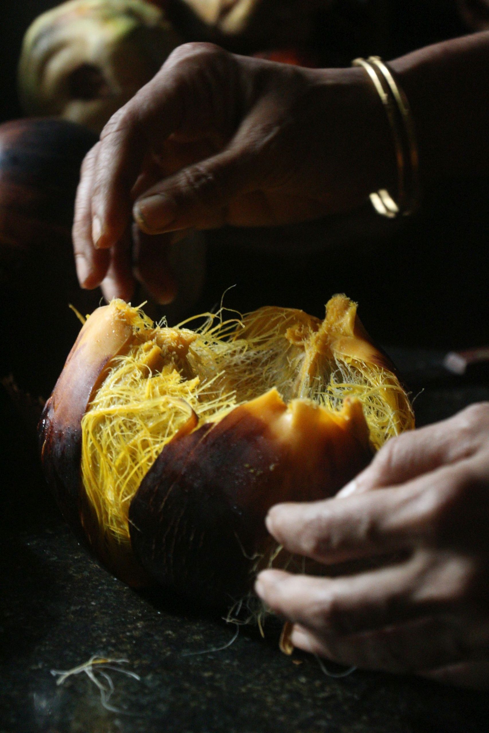 How to process a panampazham or toddy palm fruit – Pâticheri